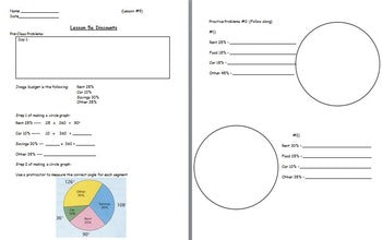 Creating Pie Graphs Lesson w/ worksheet – Engaging Einsteins