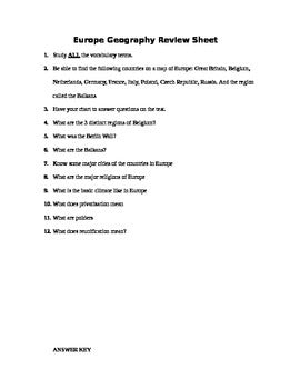 Physical Geography Assessment (Test) – Engaging Einsteins