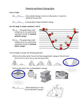 Potential and Kinetic Energy Assessment (Quiz) – Engaging Einsteins