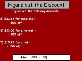 Finding Discounts and Tips Lesson w/Worksheet – Engaging Einsteins