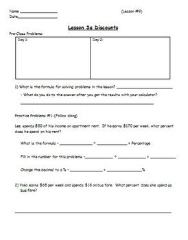 Working a Budget Mathematics Lesson w/ worksheet – Engaging Einsteins