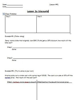FREE - Finding Discounts Worksheet - FREE – Engaging Einsteins