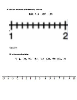 FREE - Numberline Worksheet - FREE – Engaging Einsteins