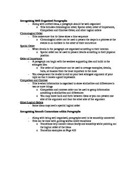 FREE - Writing Paragraphs Teacher Notes - FREE – Engaging Einsteins